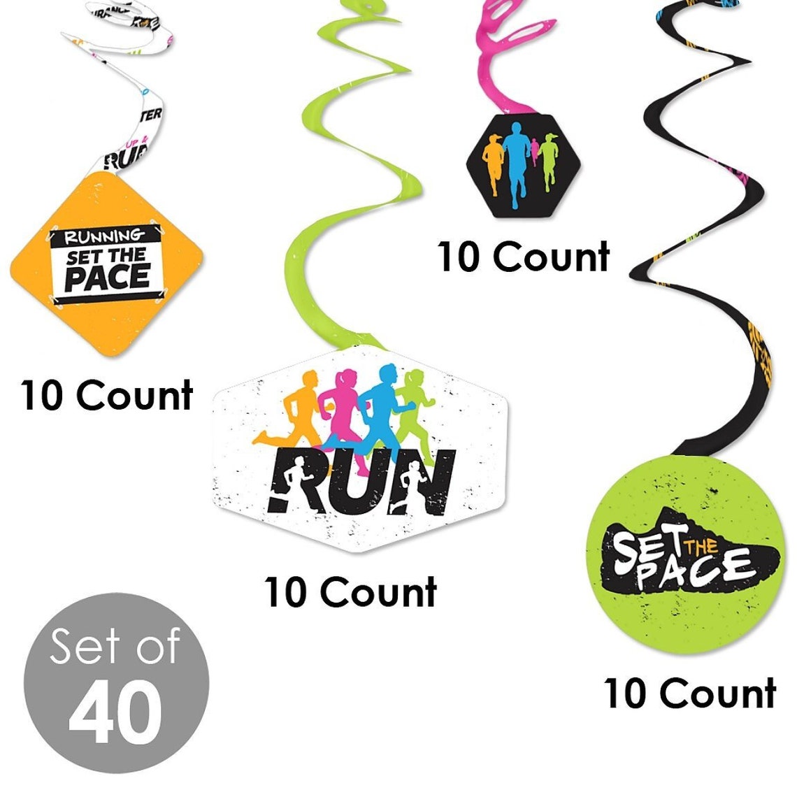 Set the Pace - Running - Track, Cross Country or Marathon Party Hanging ...