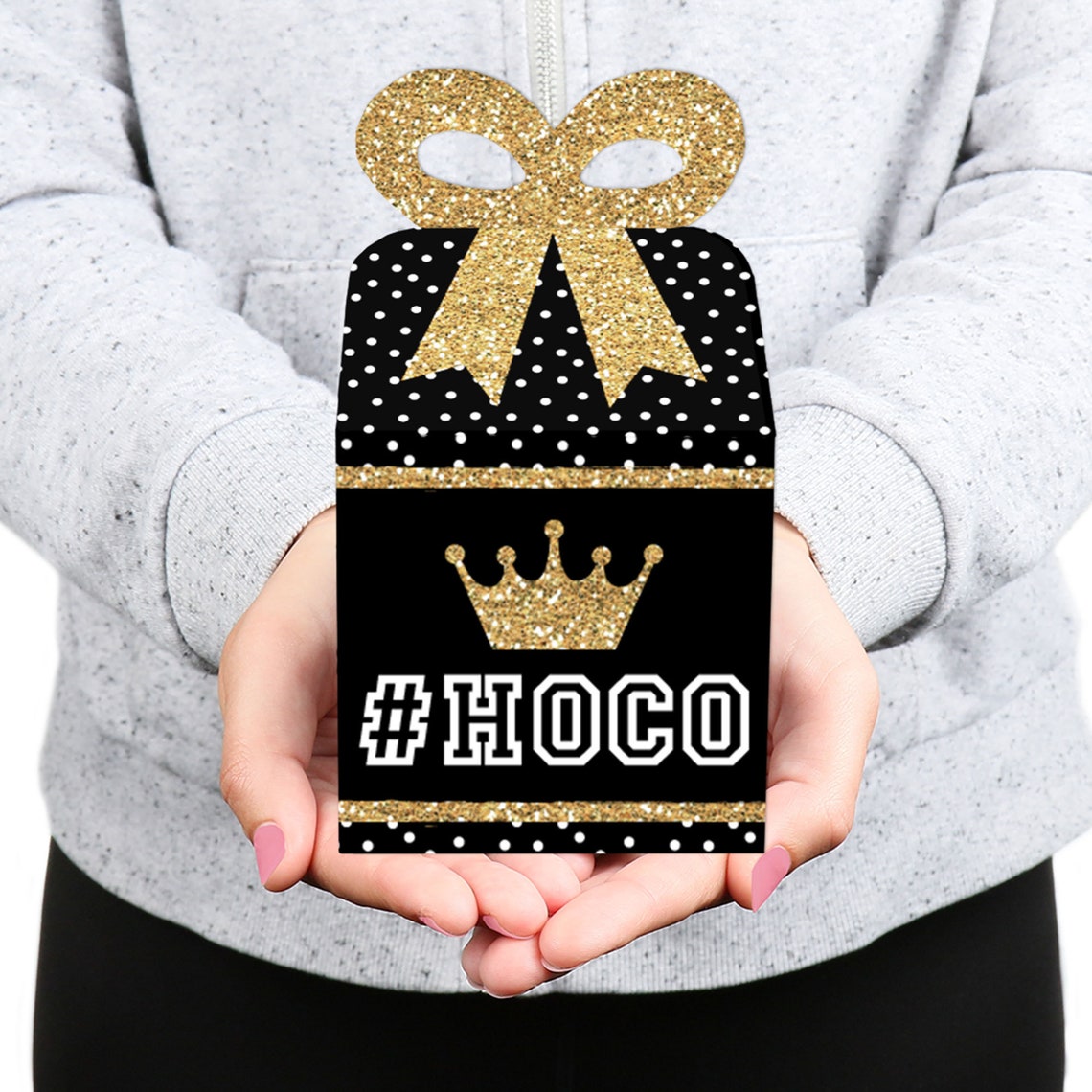 HOCO Dance Square Favor Gift Boxes Homecoming Bow Boxes - Etsy