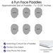 Fun Face Cutout Paddles - Custom Photo Head Cut Out Photo Booth and Fan ...