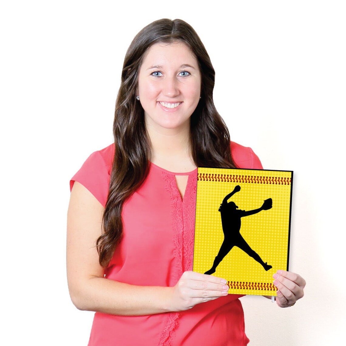 Grand Slam - Fastpitch Softball - Sports Themed Nursery Wall Art, Kids ...