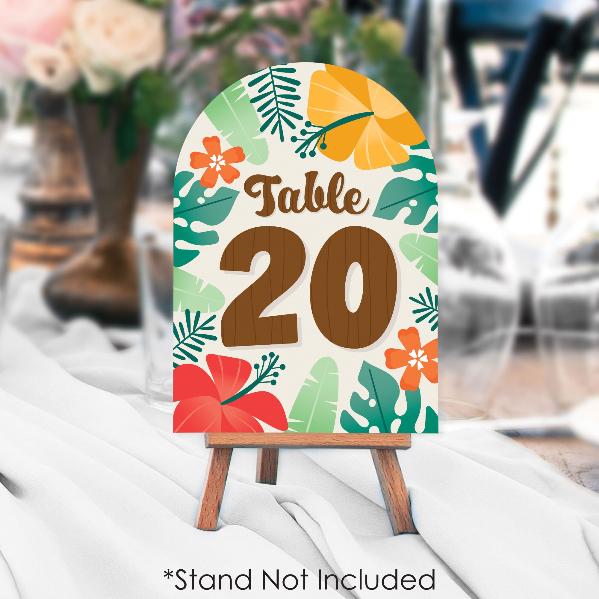 Tropical Luau - Hawaiian Beach Party Double-sided 5 X 7 Inches Cards ...