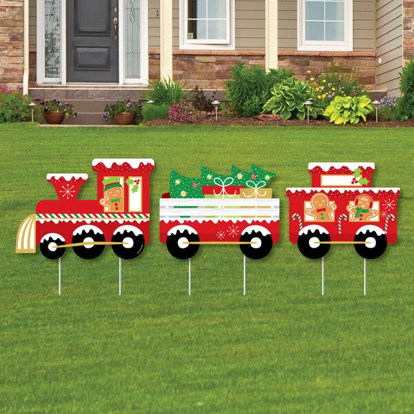 Outdoor Christmas Train Decorations - Etsy