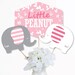 Pink Elephant Centerpiece Sticks Girl Baby Shower Table Toppers Pink ...