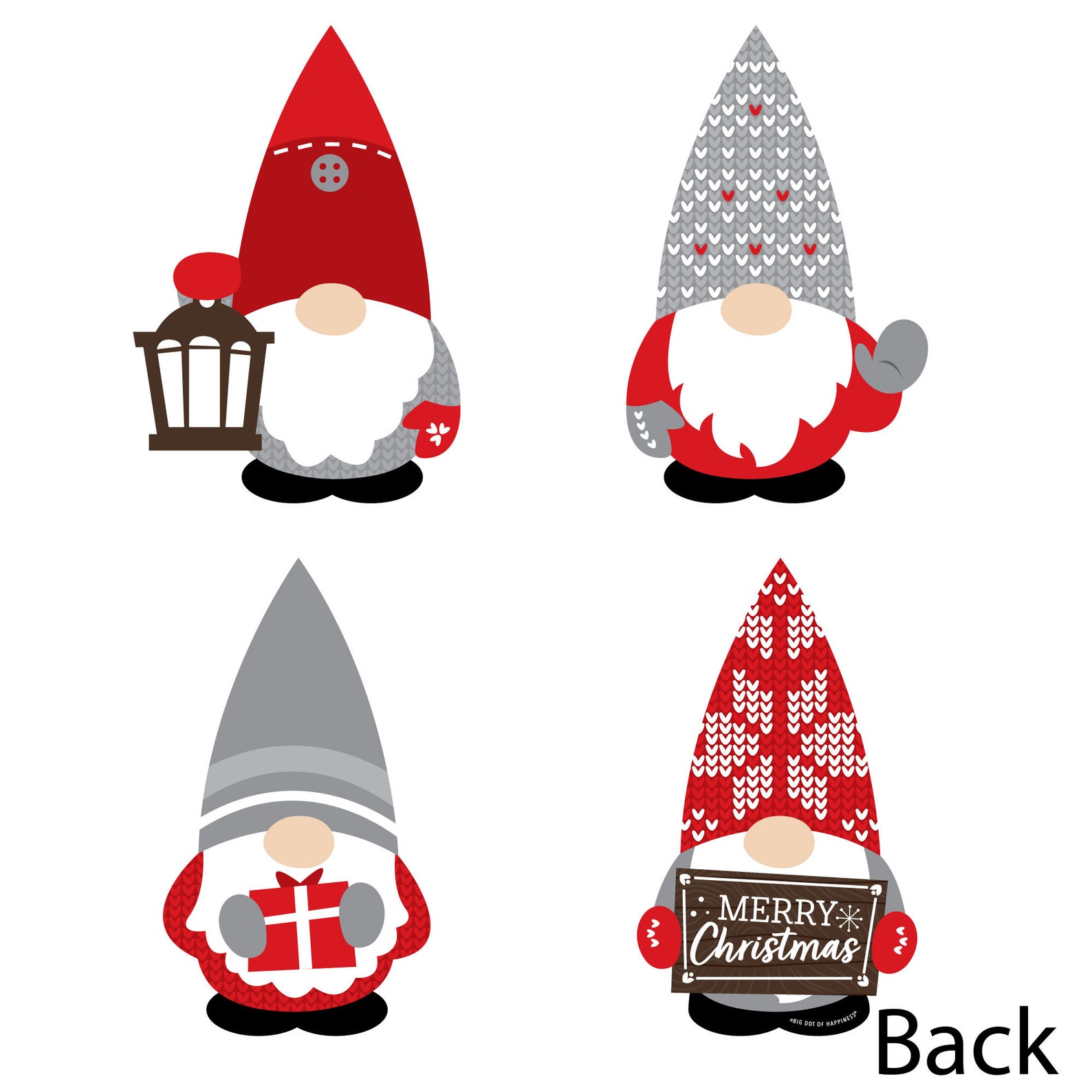 Christmas Gnomes Decorations Holiday Party Essentials Set of 20 - Etsy