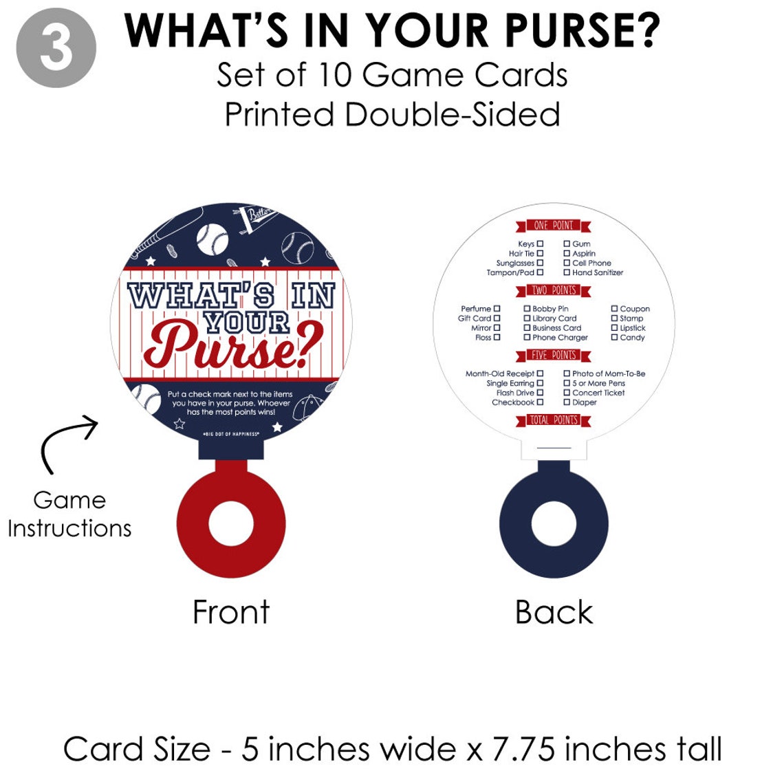 Batter up Baseball 4 Baby Shower Games 10 Cards Each | Etsy