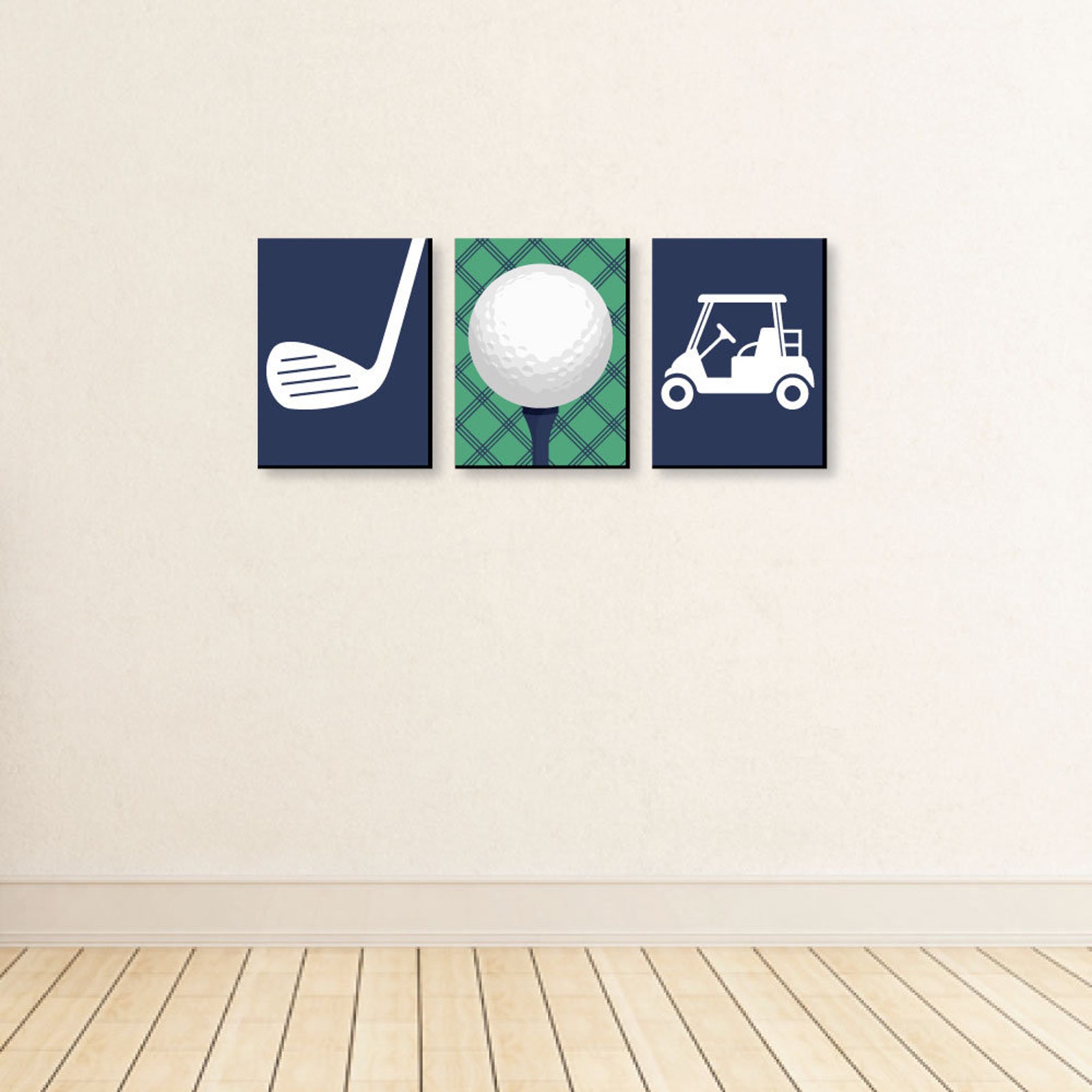 Par-Tee Time Golf Sports Themed Nursery Wall Art Kids | Etsy