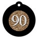 90th Birthday Party Tags Adult 90th Birthday Goldset of - Etsy