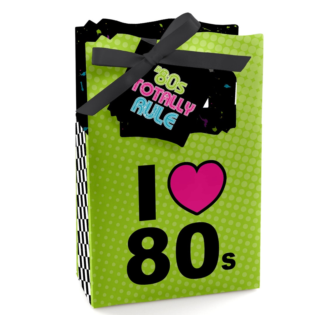80's Retro - Totally 1980's Party Favor Boxes - Set of 12 - Etsy