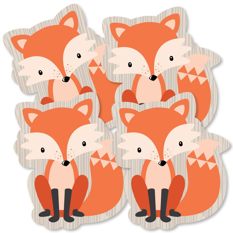 Fox Decorations DIY Fox Shaped Decorations Fox Woodland - Etsy