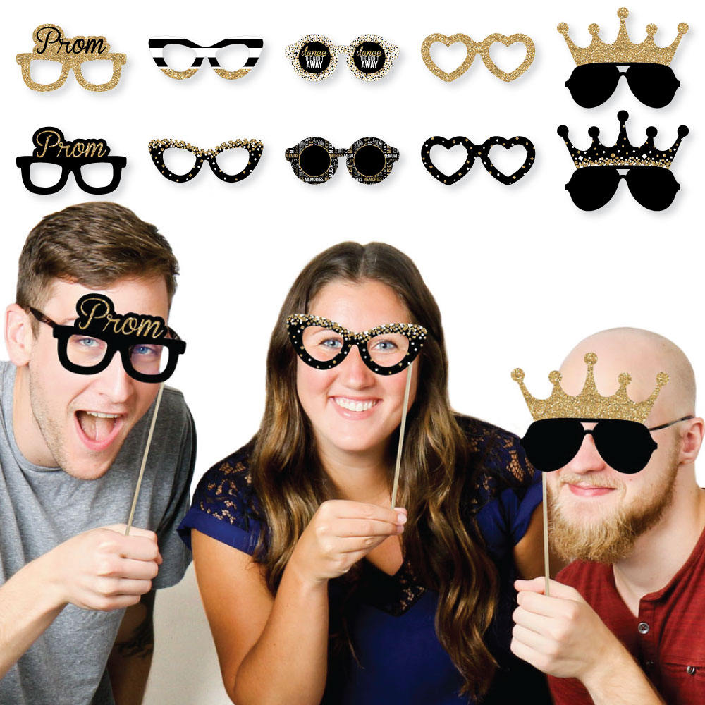 Prom Prom Night Party Glasses Photo Booth Prop Accessories - Etsy