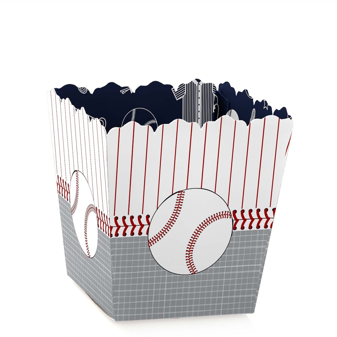 Batter up - Baseball - Party Mini Favor Boxes - Baby Shower or Birthday ...