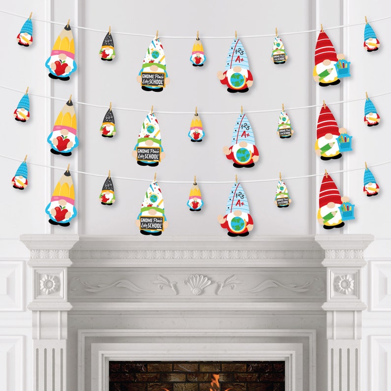 School Gnomes - Teacher and Classroom DIY Decorations - Clothespin ...