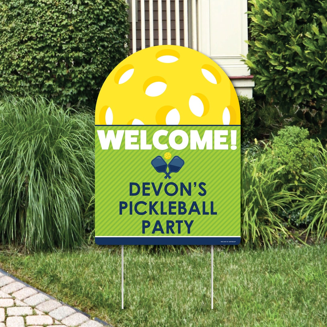Let’s Rally - Pickleball - Party Decorations - Birthday or Retirement ...