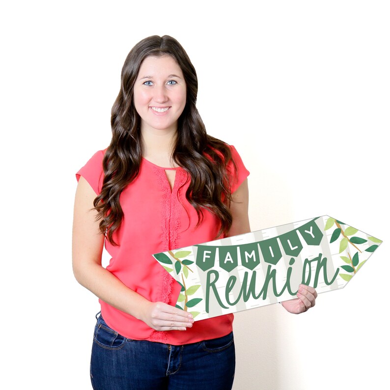 Family Tree Reunion Family Gathering Arrows Double Sided | Etsy