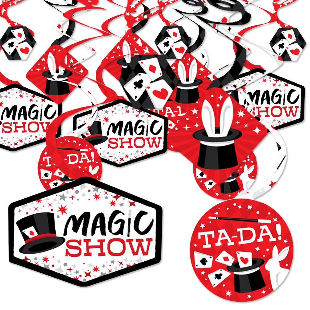 Ta-da Magic Show Magical Birthday Party Hanging Decor - Etsy