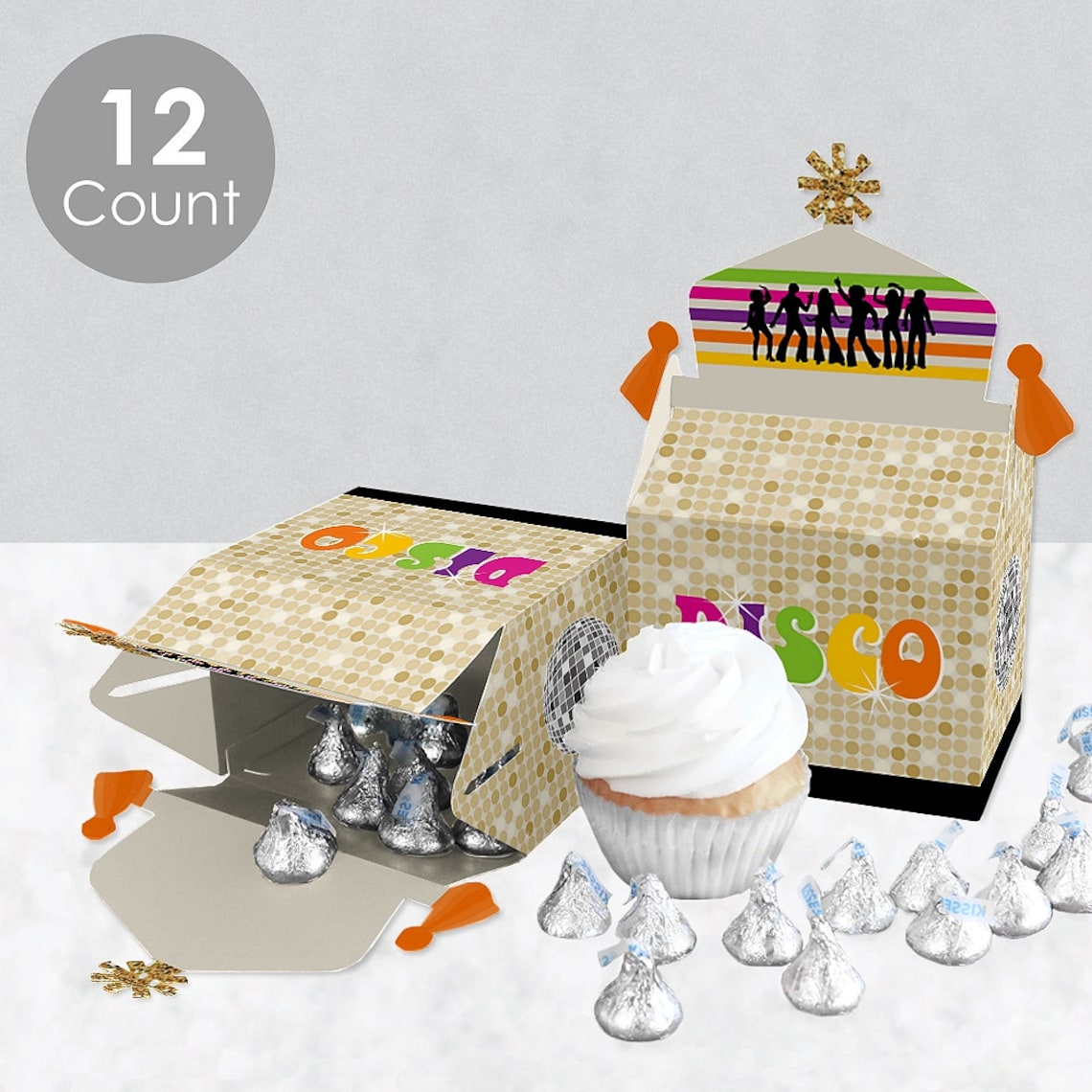 70s Disco Treat Box Party Favors 1970s Disco Fever Party | Etsy