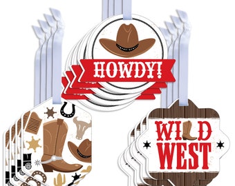 Western Gift Tags | Etsy