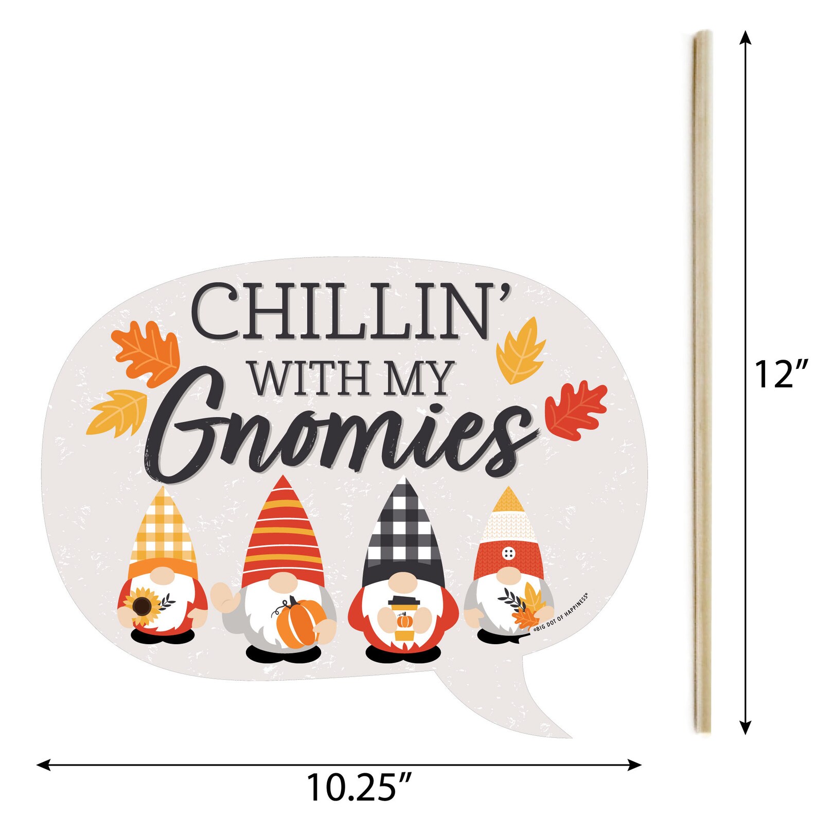 Funny Fall Gnomes Autumn Harvest Party Photo Booth Props Kit - Etsy