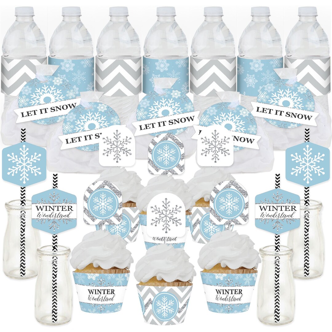 Winter Wonderland - Snowflake Holiday Party and Winter Wedding Favors ...