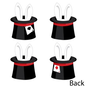 Ta-da, Magic Show - Rabbit in a Magician’s Hat Decorations DIY Magical ...