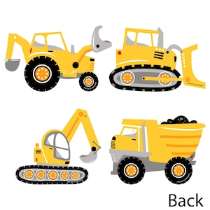 Dig It - Construction Party Zone - Dump Truck Bulldozer Backhoe ...