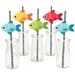 Lets Go Fishing Paper Straw Decor Fish Themed Birthday Party or Baby ...