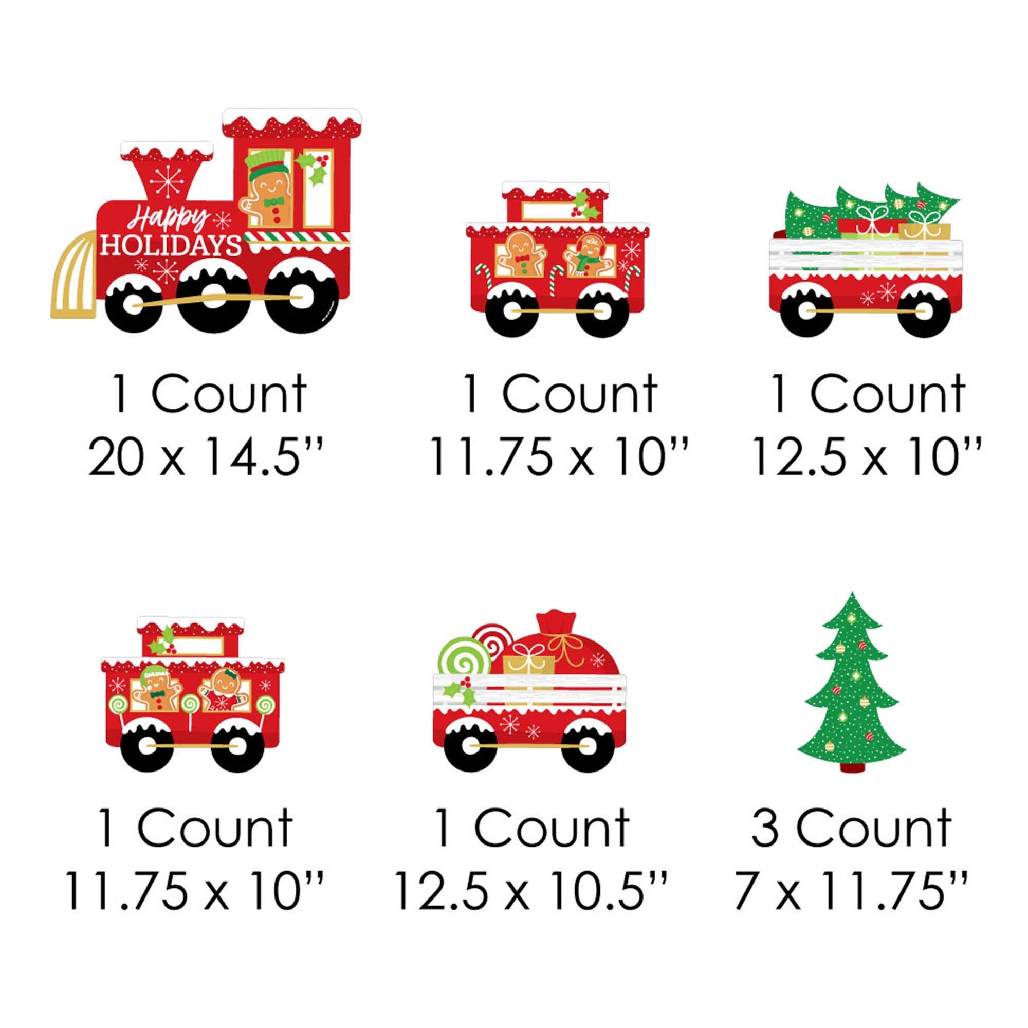 Christmas Train Yard Sign and Outdoor Lawn Decorations - Etsy
