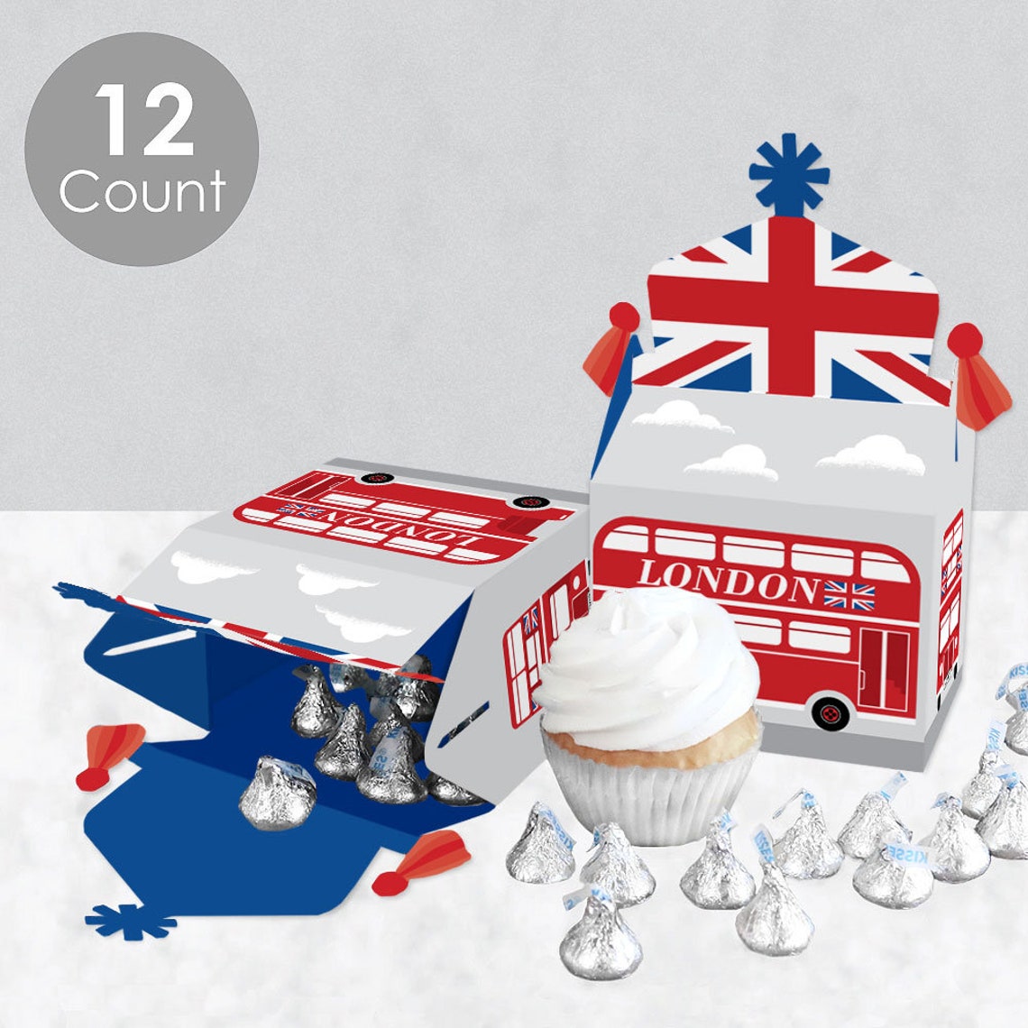 Cheerio London Treat Box Party Favors British UK Party | Etsy