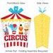 Carnival - Step Right up Circus - Table Decorations - Carnival Themed ...