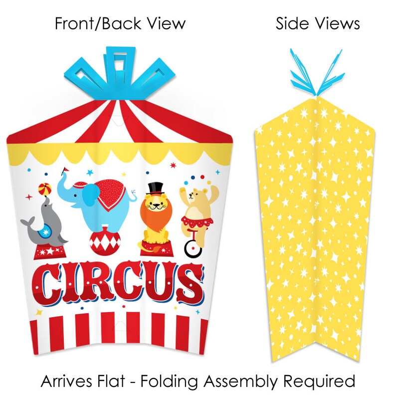 Carnival - Step Right up Circus - Table Decorations - Carnival Themed ...
