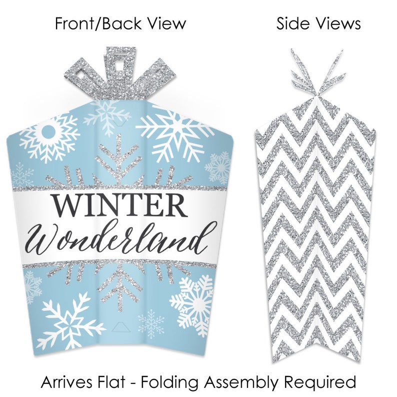 Winter Wonderland Table Decorations Snowflake Holiday - Etsy