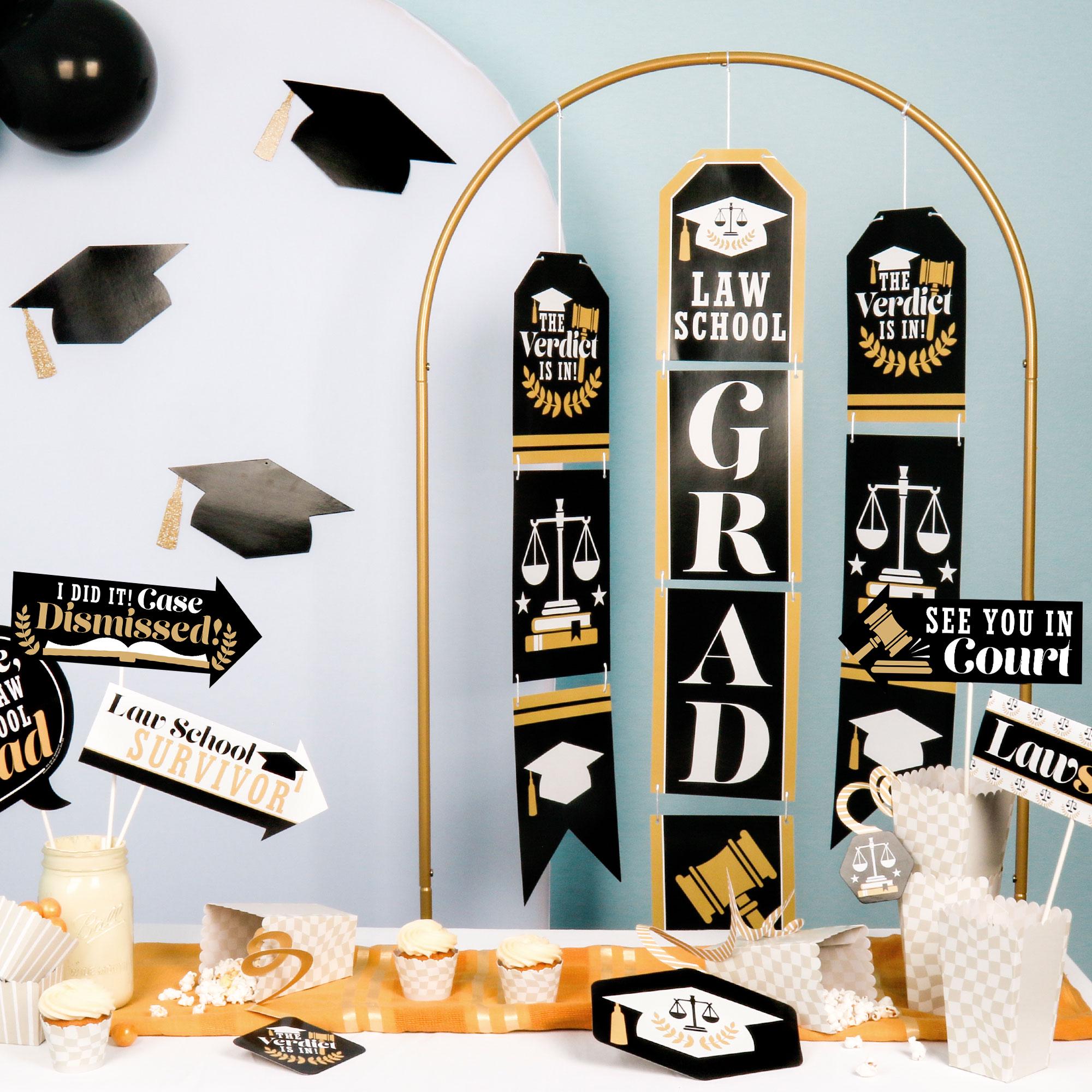 Law School Grad - Hanging Vertical Paper Door Banners - Future Lawyer ...