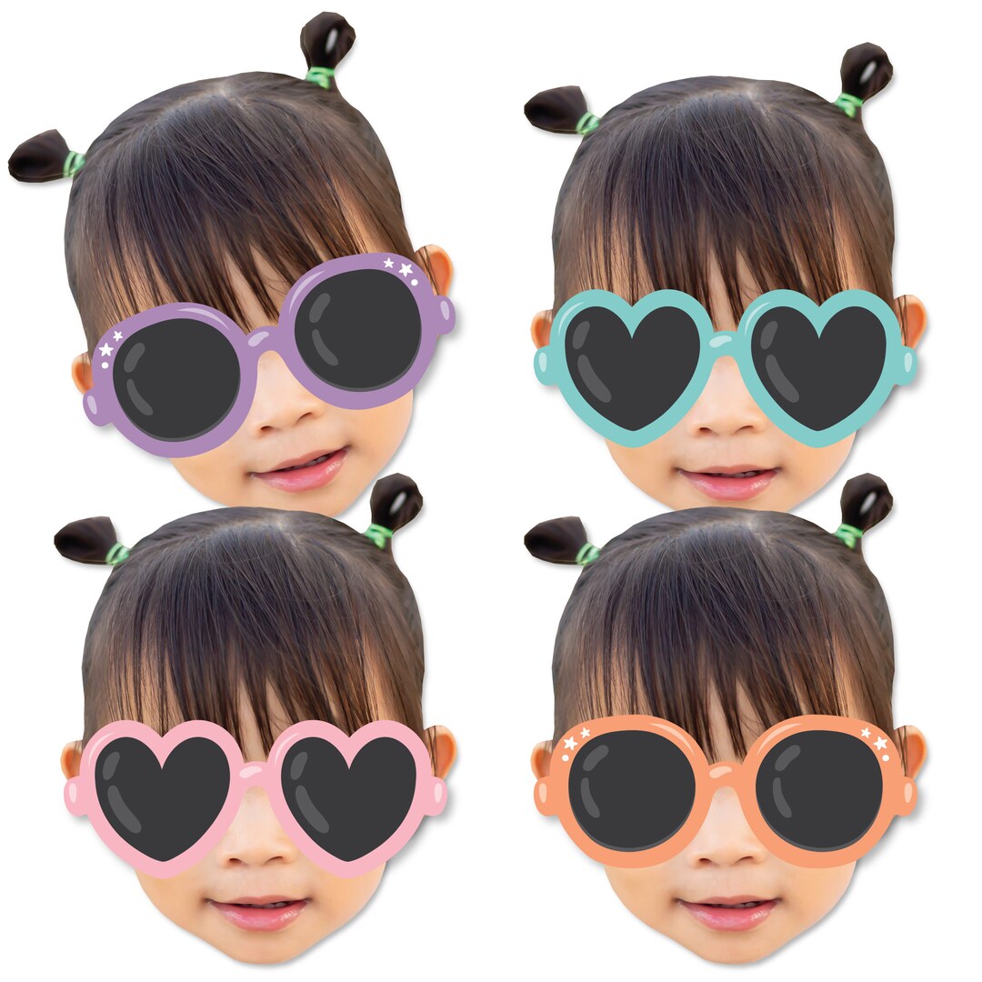 Custom Photo Two Cool - Girl - Fun Face Decorations DIY Pastel 2nd ...