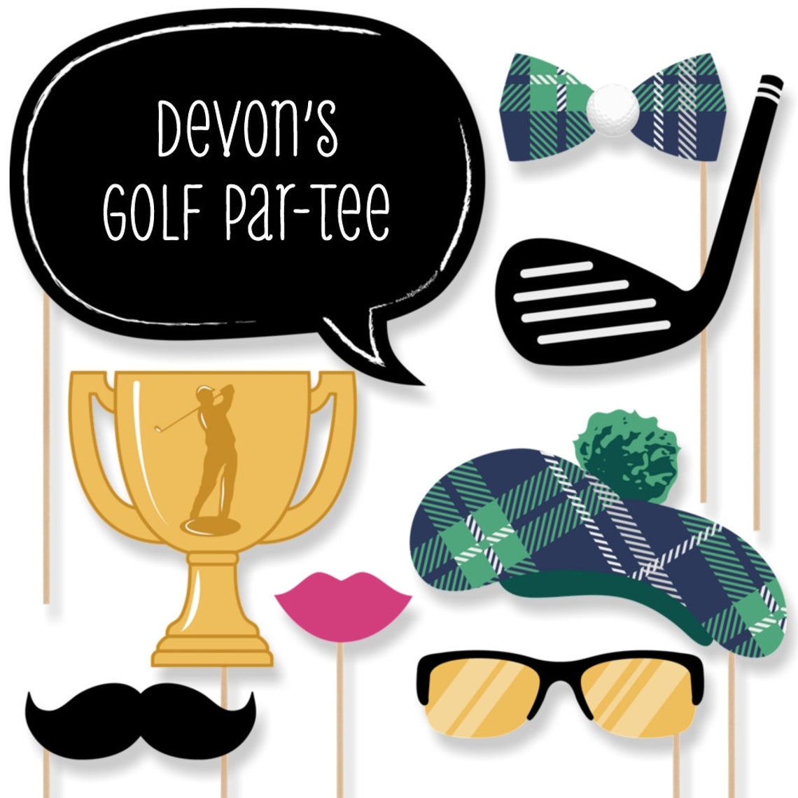 Par-tee Time Golf Personalized Baby Shower Birthday Party - Etsy