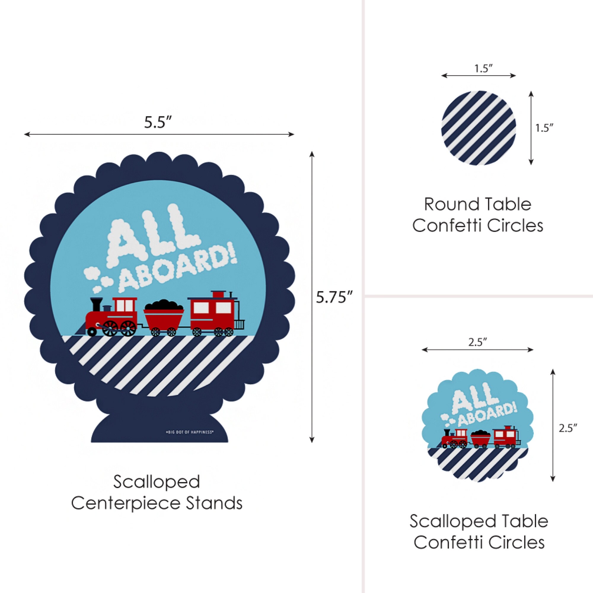 Railroad Party Crossing Centerpiece & Table Decoration Kit - Etsy