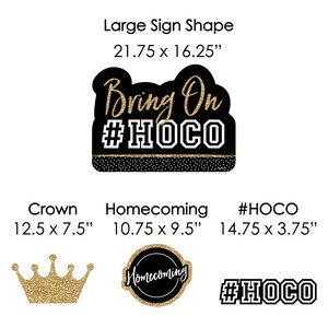 Hoco Dance - Yard Sign and Outdoor Lawn Decorations - Homecoming Yard ...