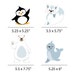 Arctic Polar Animals DIY Decorations Party Essentials Winter Birthday ...