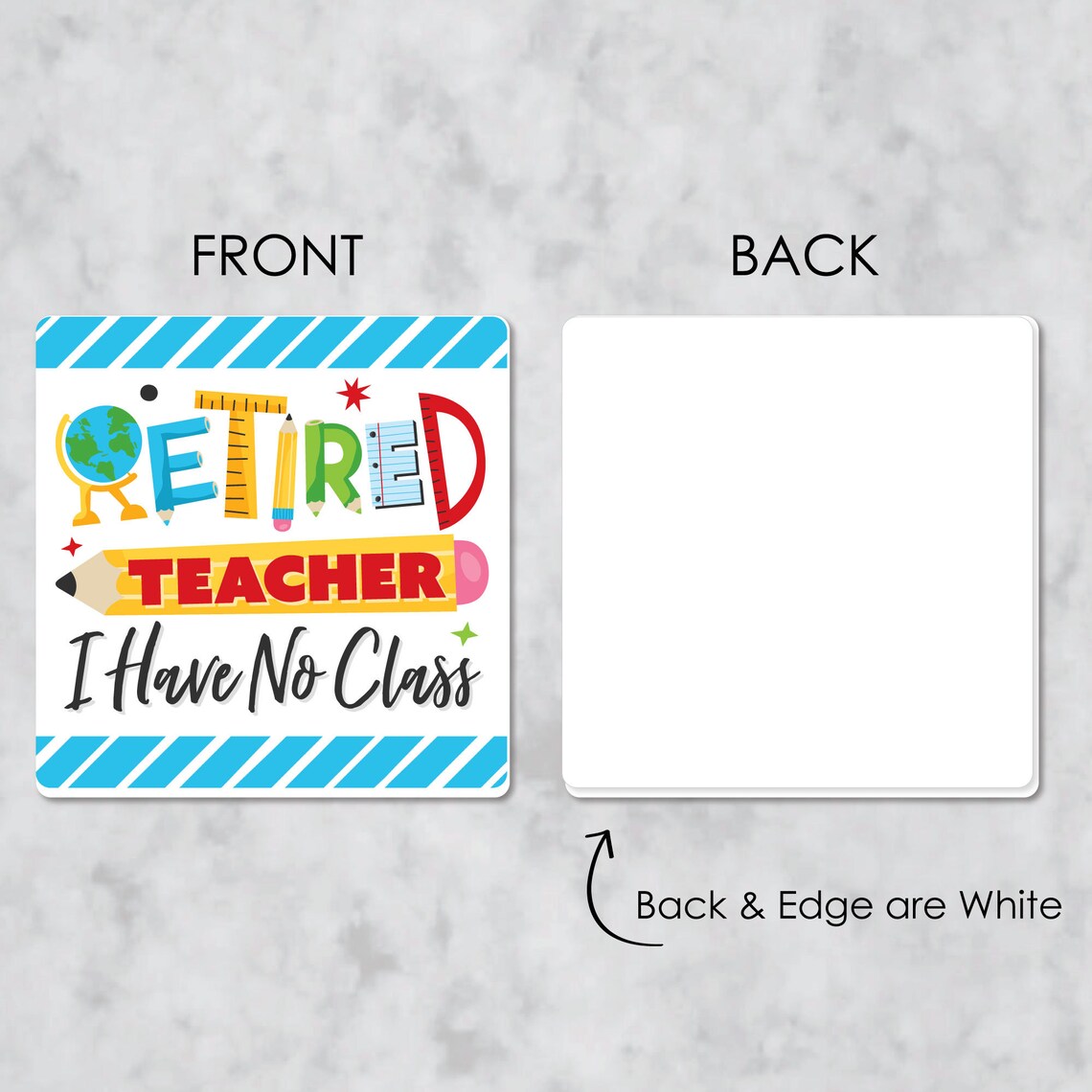 Teacher Retirement Funny Happy Retirement Party Decorations | Etsy