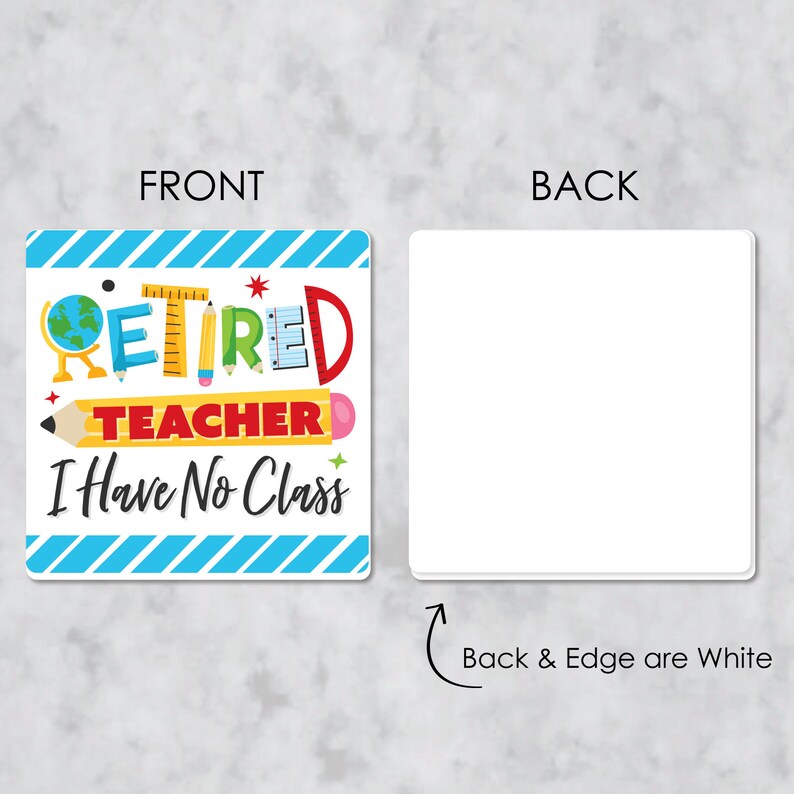 Teacher Retirement Funny Happy Retirement Party Decorations - Etsy