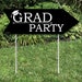 Graduation Party Arrows Double Sided Outdoor Yard Sign Graduation ...