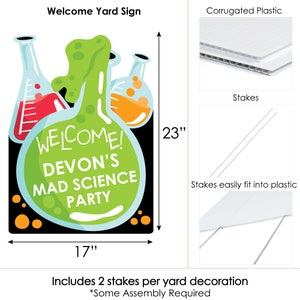 Scientist Lab Party Decorations Mad Science Baby Shower or Birthday ...