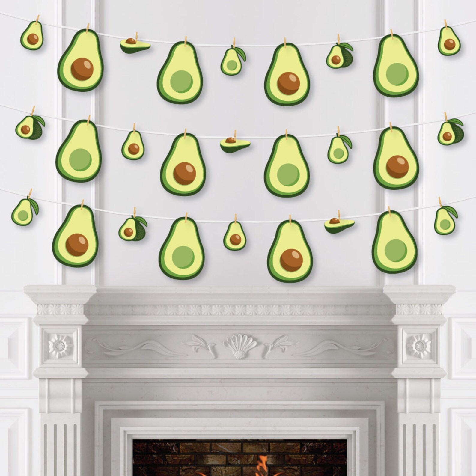 Hello Avocado Fiesta Party DIY Decorations Clothespin - Etsy