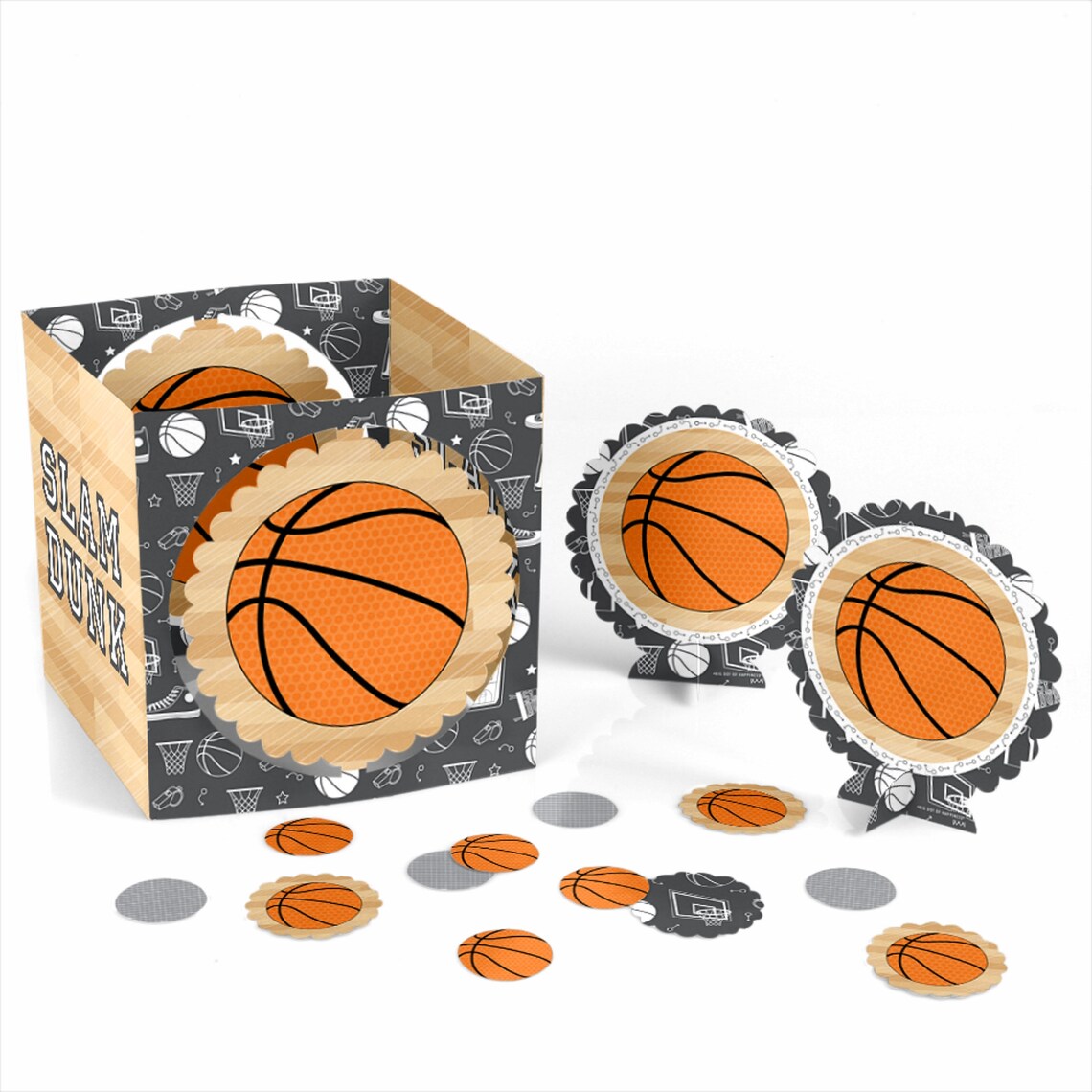 Basketball Centerpiece & Table Decoration Kit Basketball - Etsy