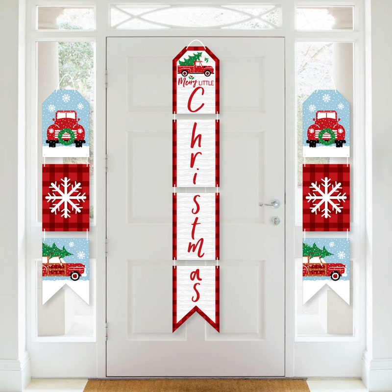 Red Truck Christmas Decor - Etsy