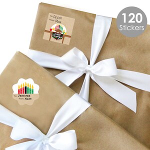 Happy Kwanzaa - Assorted African Heritage Holiday Party Gift Tag Labels ...
