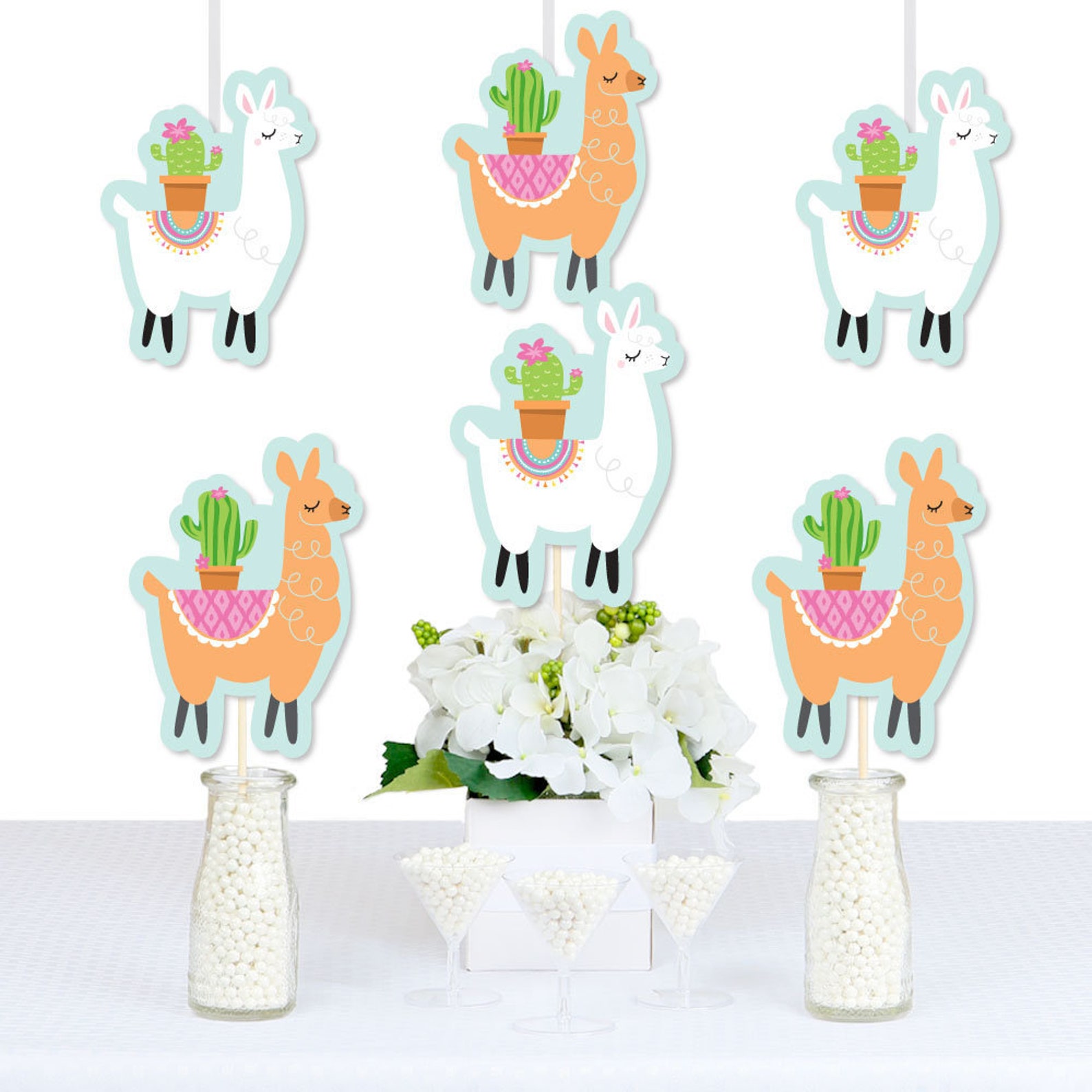 Whole Llama Fun - DIY Decorations Party Essentials - Llama Fiesta Party ...