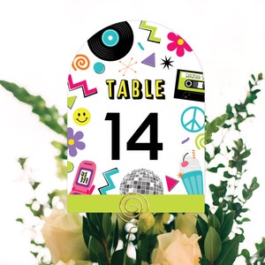 Through the Decades - 50s, 60s, 70s, 80s, and 90s Party Double-sided 5 ...