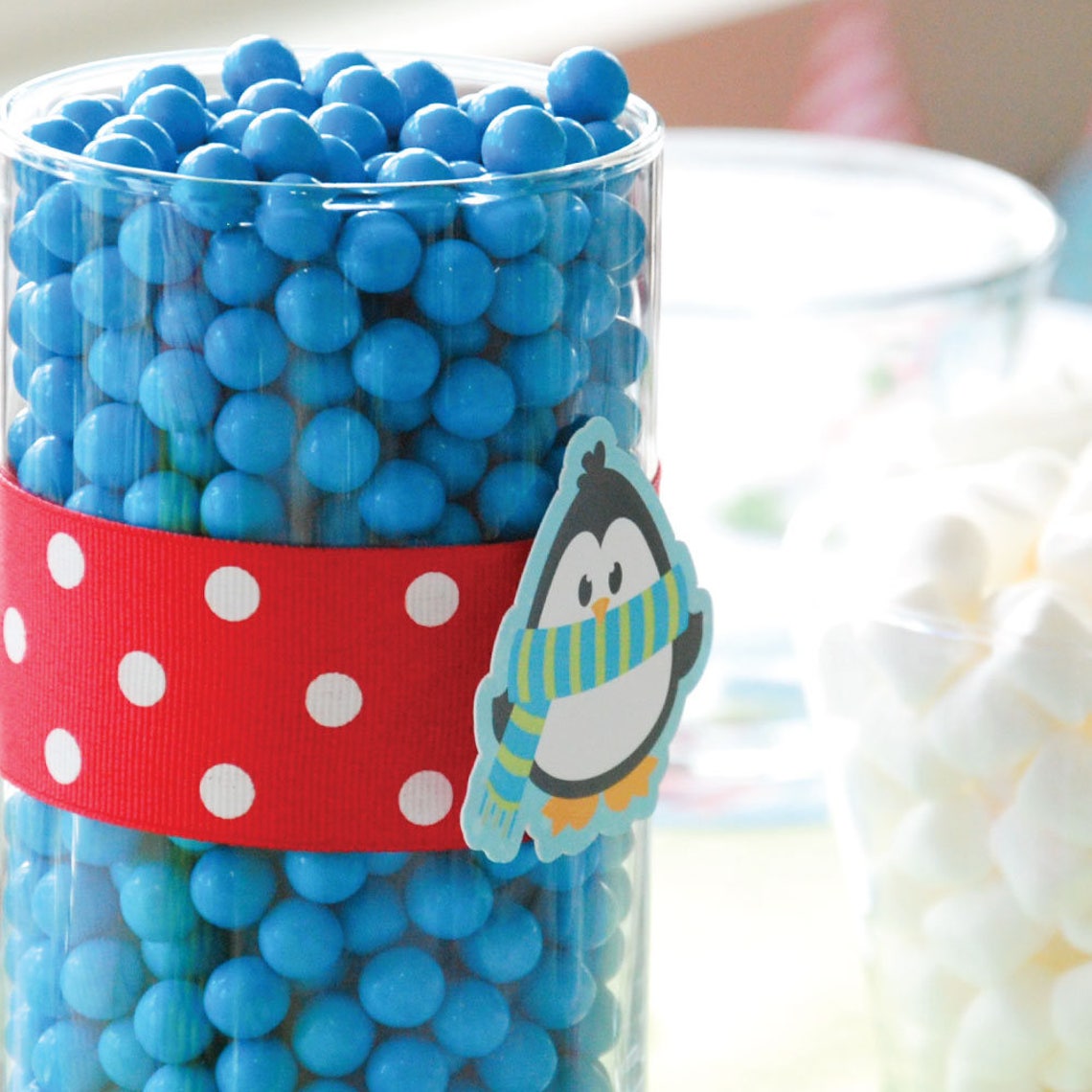 Small Holly Jolly Penguin DIY Shaped Paper Cut Outs Holiday - Etsy