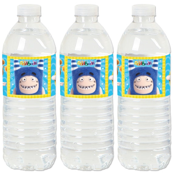 Oddbods x Big Dot of Happiness - Kids Birthday Party Water Bottle ...