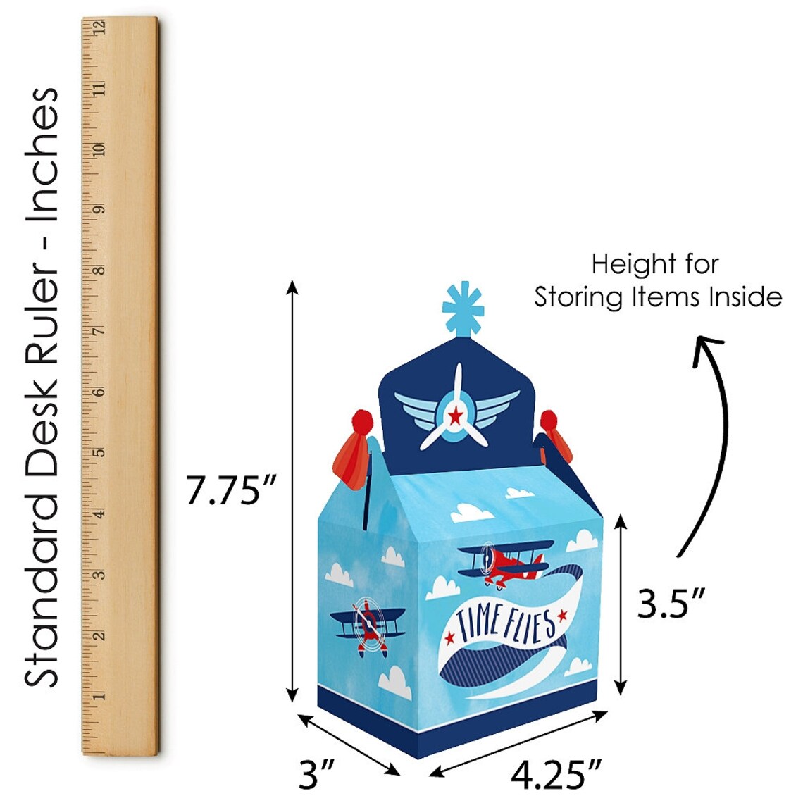 Taking Flight Airplane Treat Box Party Favors Vintage - Etsy